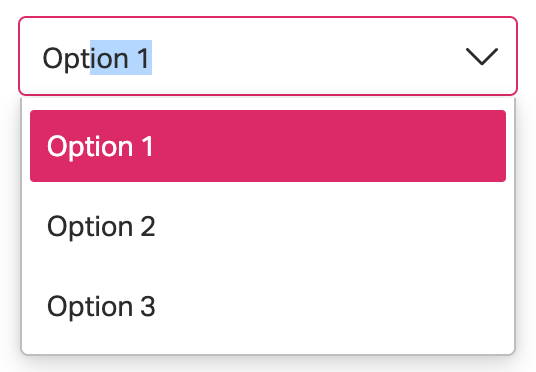 Combobox Open Ui