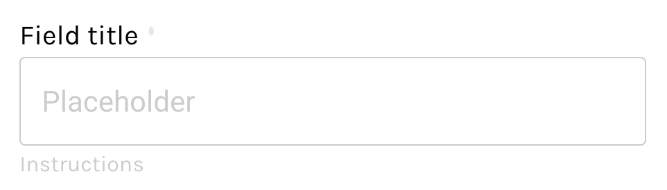 Text (Input) | Open UI